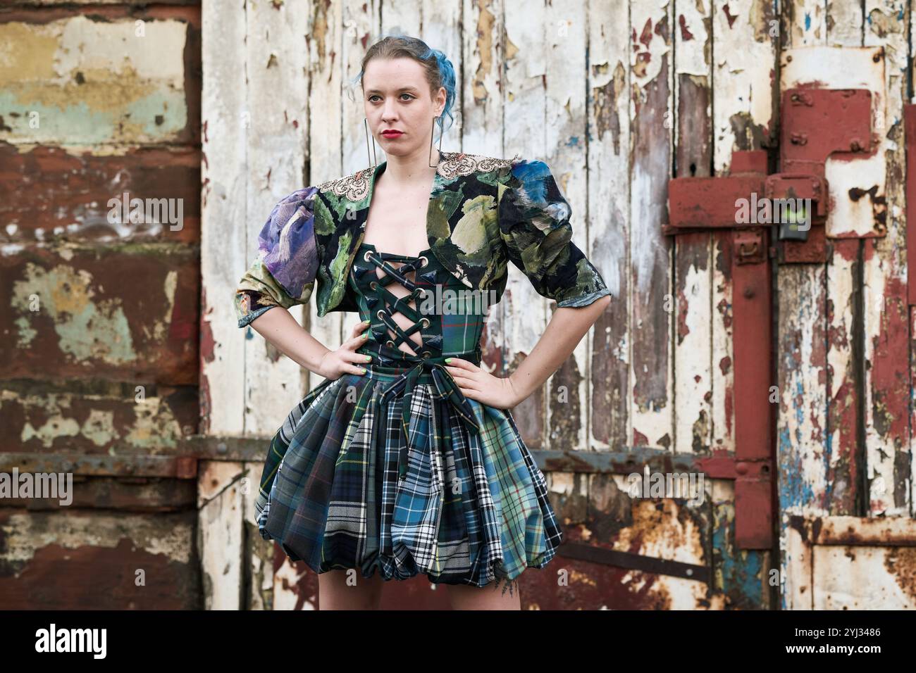 Edinburgh Scotland, UK 13 November 2024. Model Jodie Parker at the ...