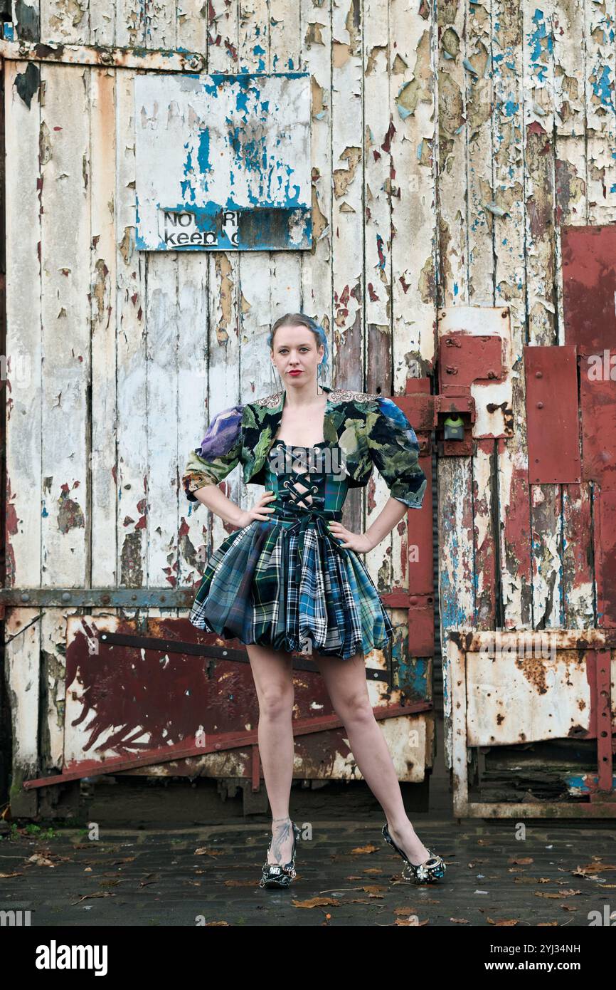 Edinburgh Scotland, UK 13 November 2024. Model Jodie Parker at the ...
