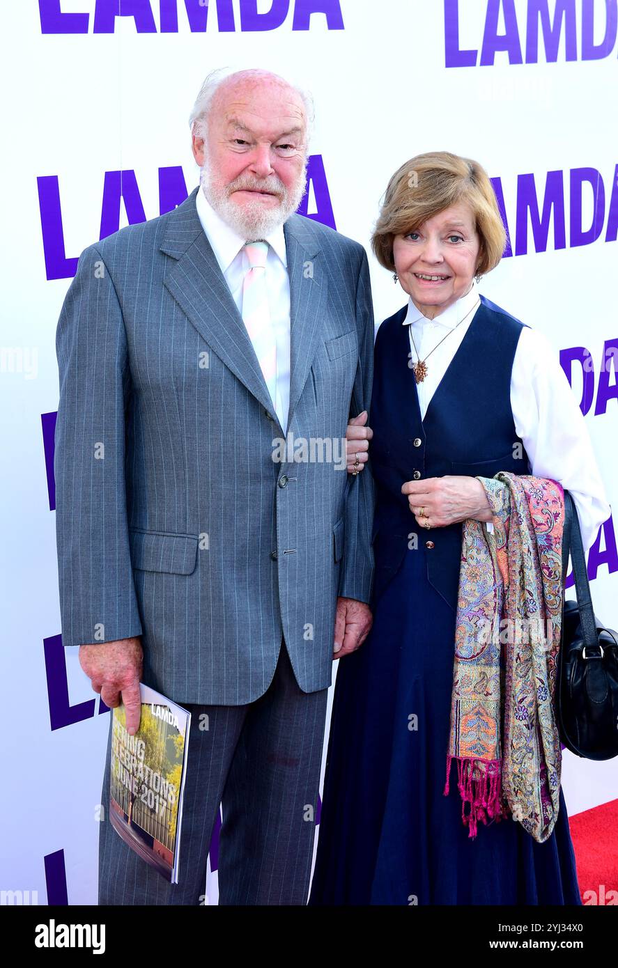 File photo dated 14/06/17 of Timothy West and Prunella Scales attending ...