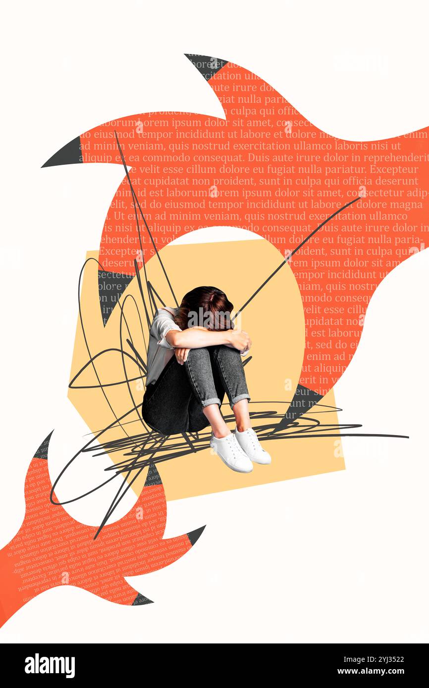 Overwhelmed student sketch hi-res stock photography and images - Alamy