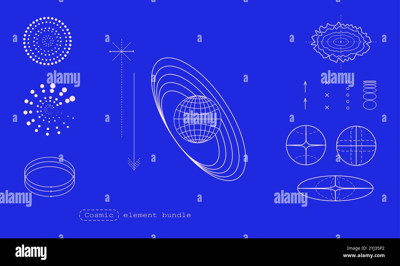 Set of vector elements in cosmic science and atomic structures ...