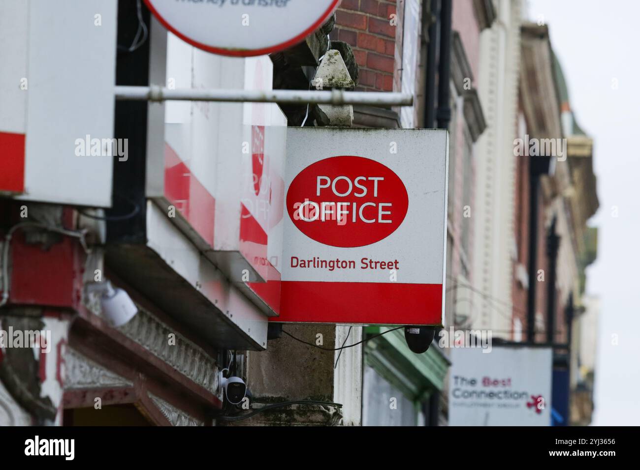 Wolverhampton, UK, 13th November 2024. Front of a post office branch ...