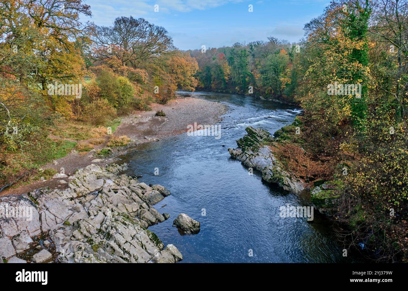The River Lune at Kirkby Lonsdale, Cumbria Stock Photo - Alamy
