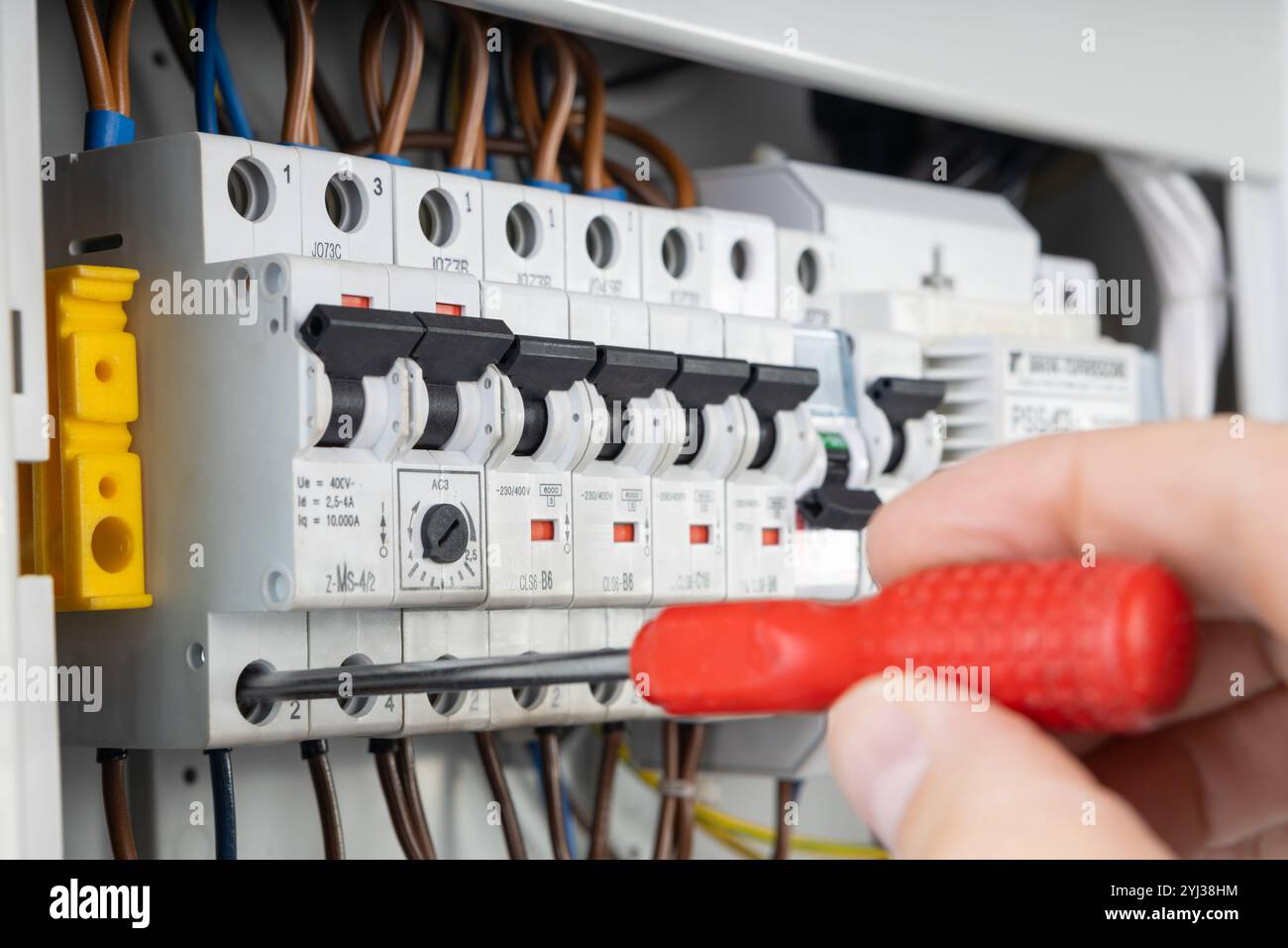 Circuit breaker testing hi-res stock photography and images - Alamy