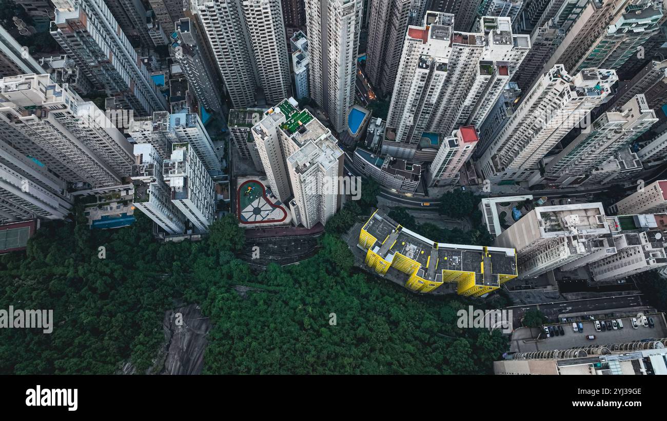 Aerial view captures dynamic construction hi-res stock photography and ...