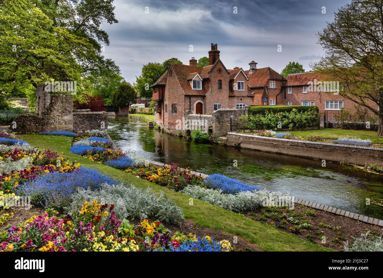Canterbury, a historic town in Kent, southeastern England Stock Photo ...