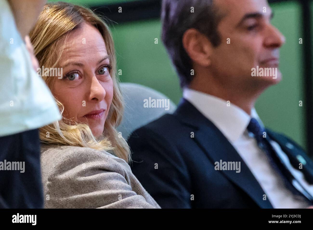 Baku, Azerbaijan. 13th Nov, 2024. Giorgia Meloni, Prime Minister of ...