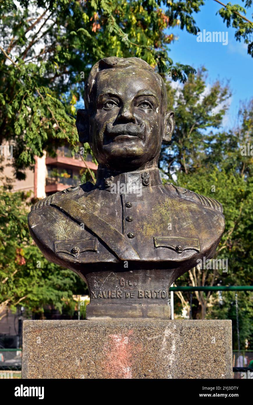 RIO DE JANEIRO, BRAZIL - September 18, 2024: Bust of Colonel Xavier de ...