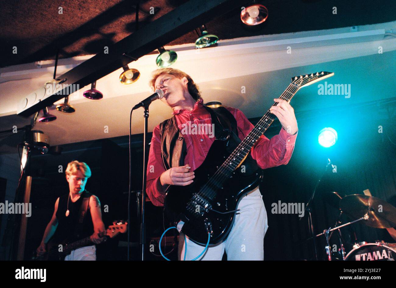 Noice, a Swedish rock group, during a 1995 reunion tour, during ...