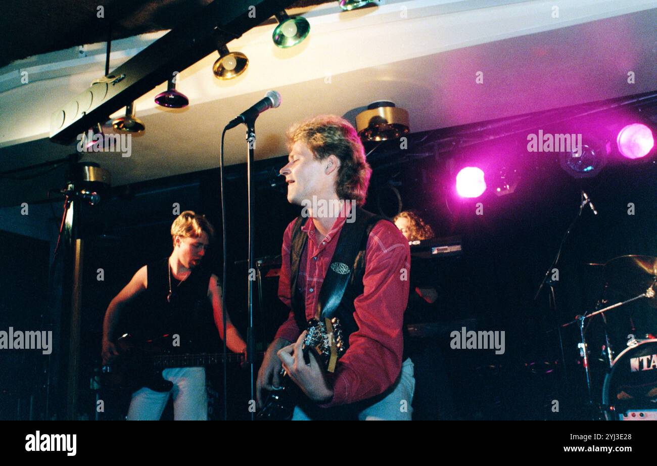 Noice, a Swedish rock group, during a 1995 reunion tour, during ...