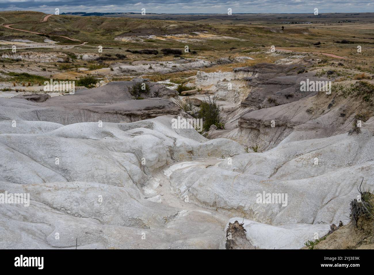 Colorful clays at Paint Mines Interpretive Park, Calhan, Colorado Stock ...