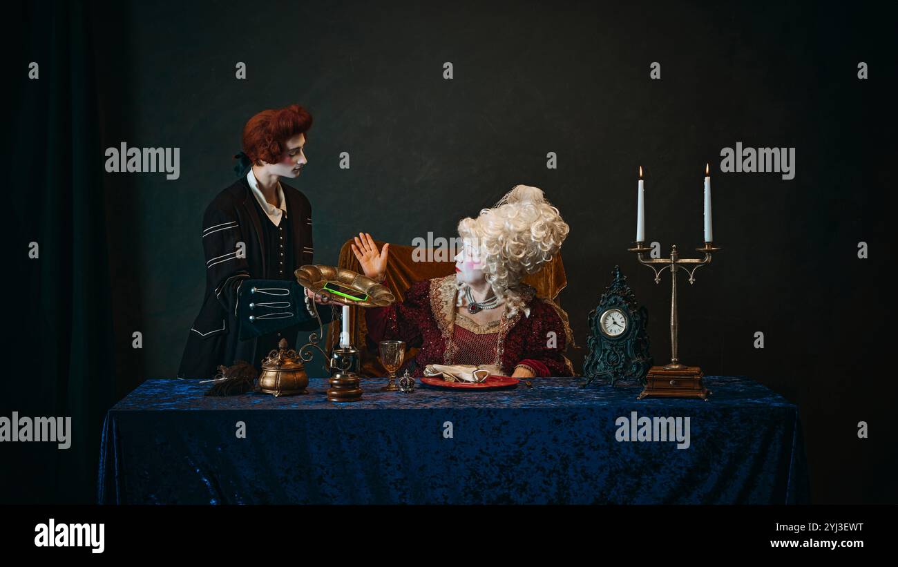 Young man royal servant hi-res stock photography and images - Alamy