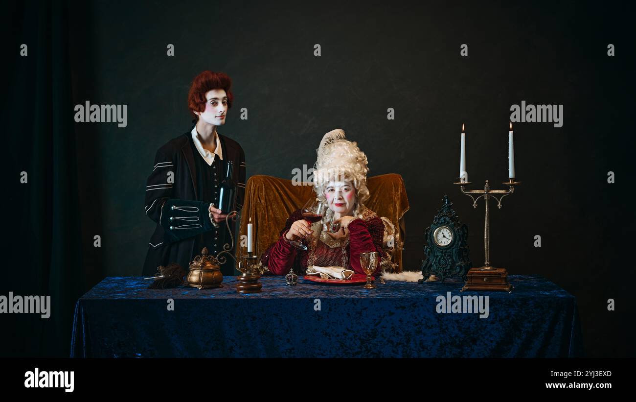 Victorian era makeup hi-res stock photography and images - Alamy