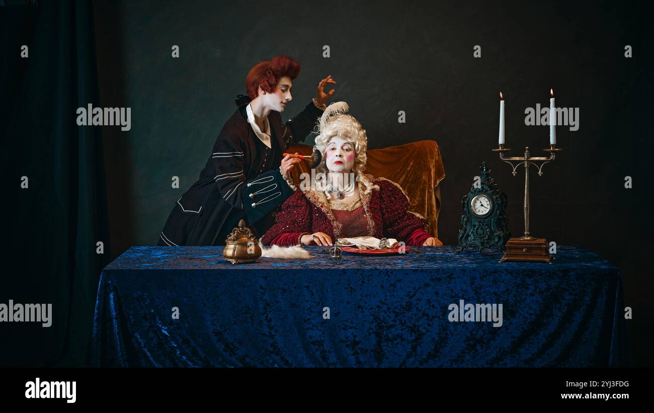 Victorian era makeup hi-res stock photography and images - Alamy