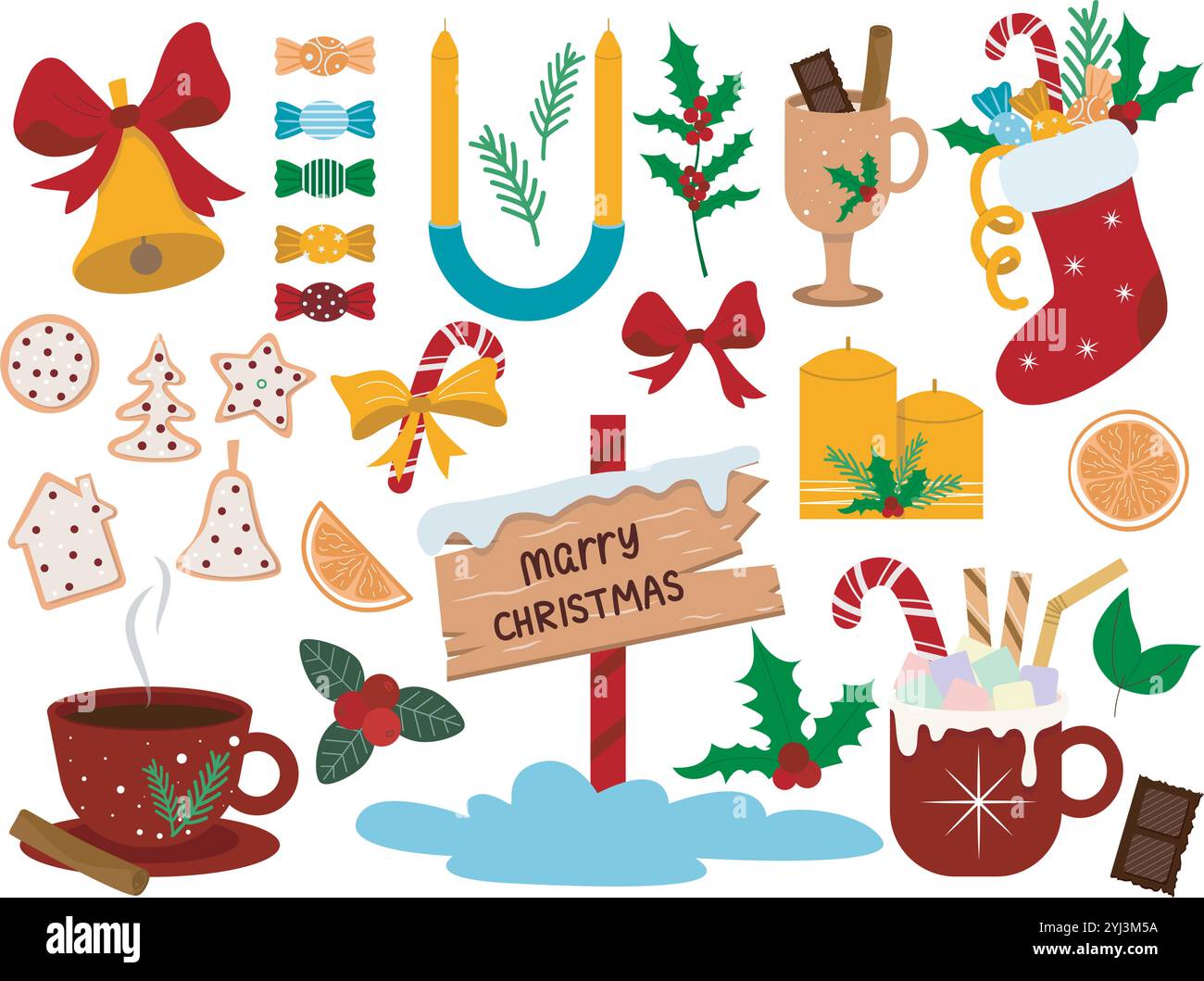 Holiday mood festive atmosphere Stock Vector Images - Alamy