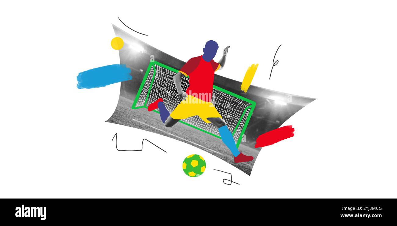 Premier league player collage hi-res stock photography and images - Alamy