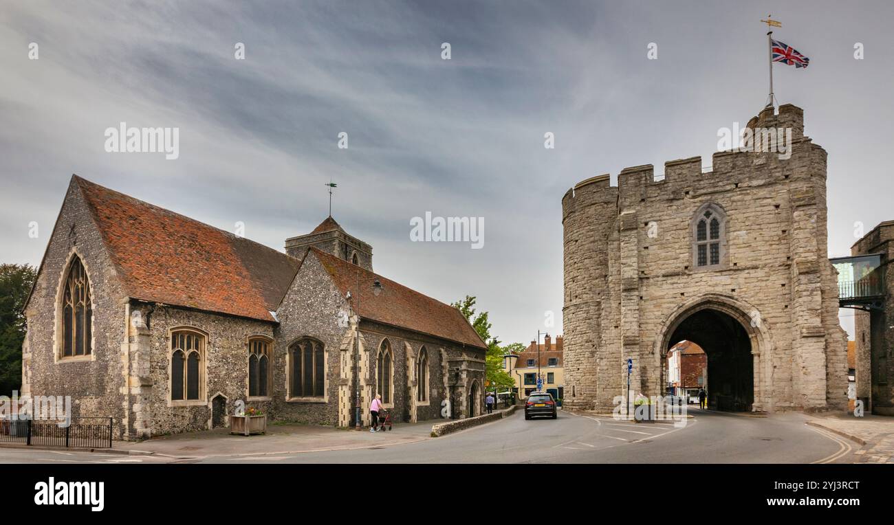 Canterbury, a historic town in Kent, southeastern England Stock Photo ...