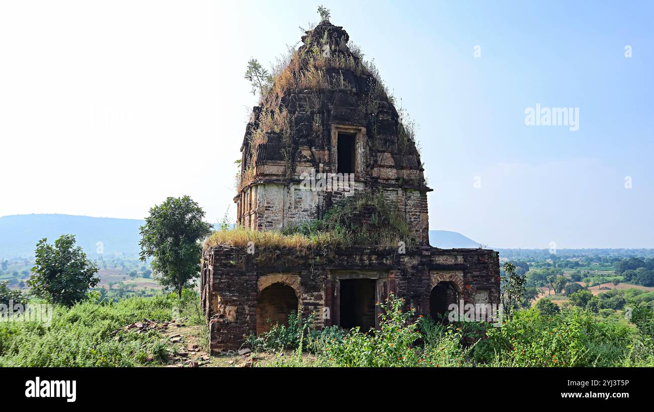 Ruined view of Kumra Math, a 6th-century Lord Shiva Temple, located in ...