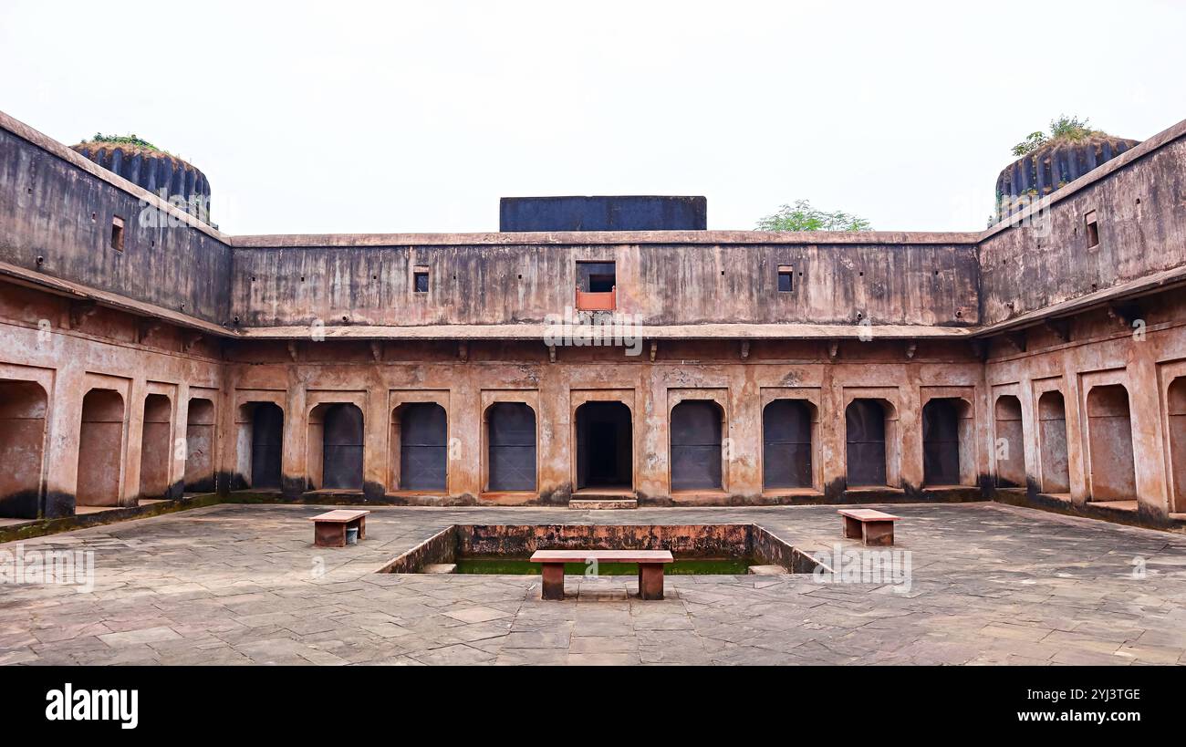 Inside view of Raibhagat Ki Kothi, built in the 17th century, located ...
