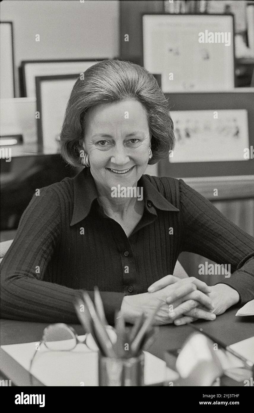Katharine Graham, publisher of the Washington Post, half-length ...