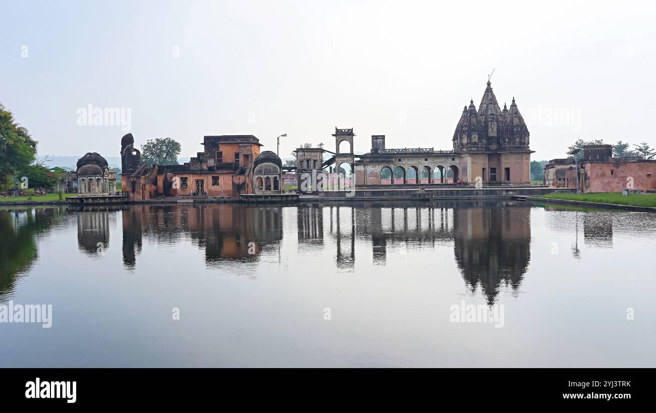 View of an ancient 12th-century Chandela dynasty temple dedicated to ...