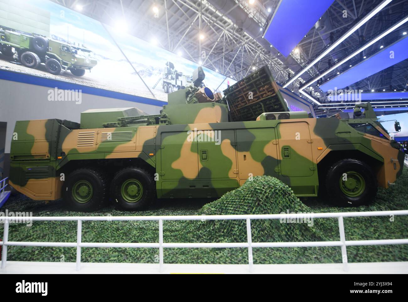 ZHUHAI, CHINA - NOVEMBER 13, 2024 - A vehicle-mounted tactical laser ...