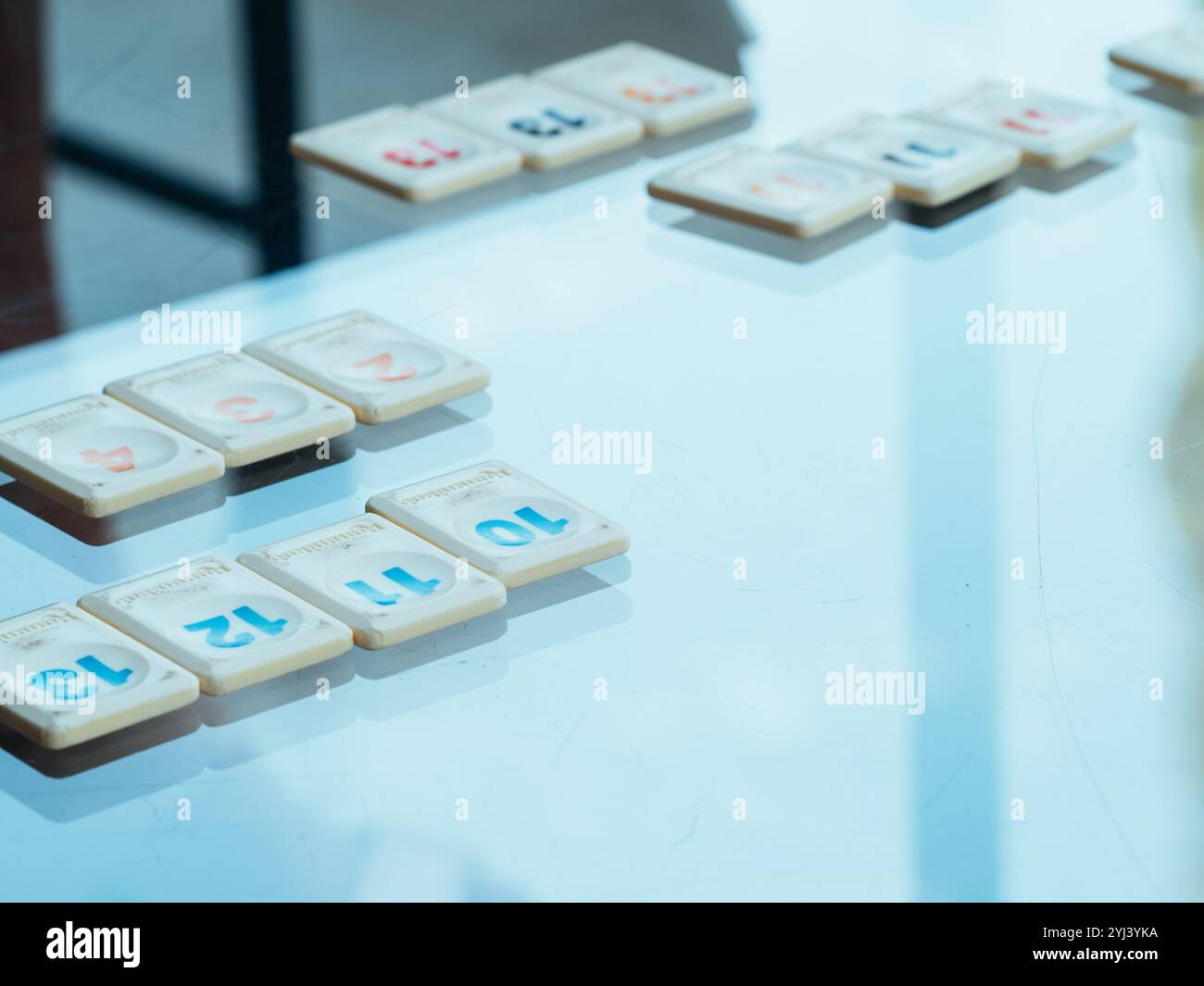 Board game for seniors consisting of making combinations of numbers ...