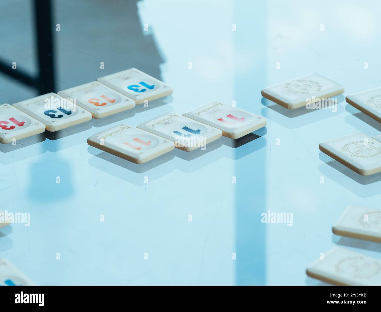 Board game for seniors consisting of making combinations of numbers ...