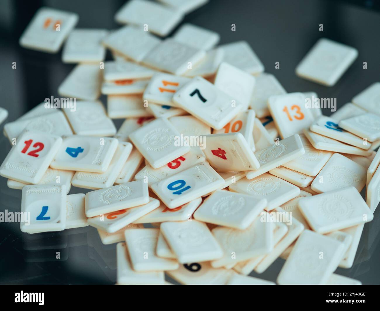 Board game for seniors consisting of making combinations of numbers ...