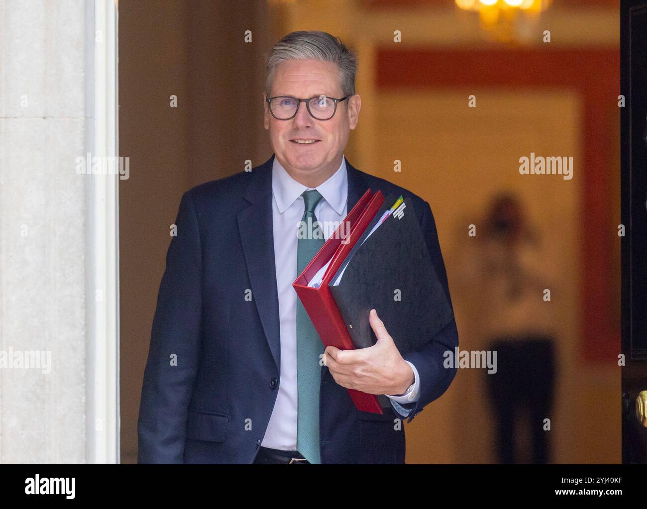 London, UK. 13th Nov, 2024. Prime Minister, Keir Starmer, leaves Number ...