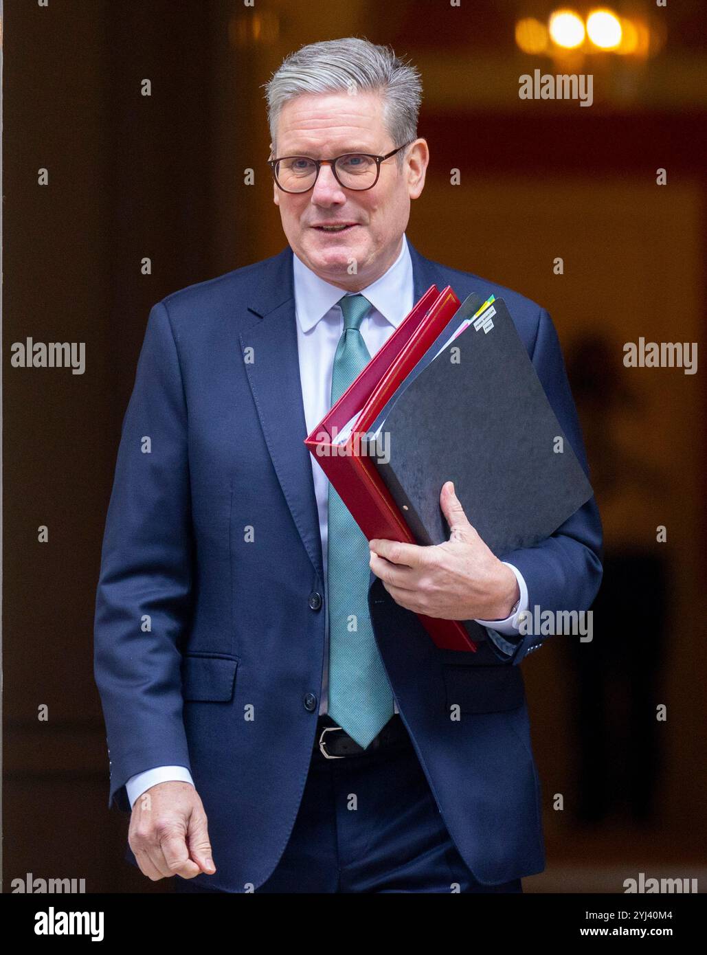 London, UK. 13th Nov, 2024. Prime Minister, Keir Starmer, leaves Number ...