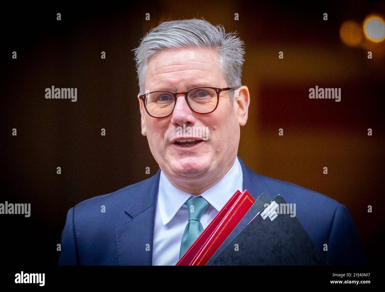 London, UK. 13 Nov 2024 Prime Minister, Keir Starmer, leaves Number 10 ...