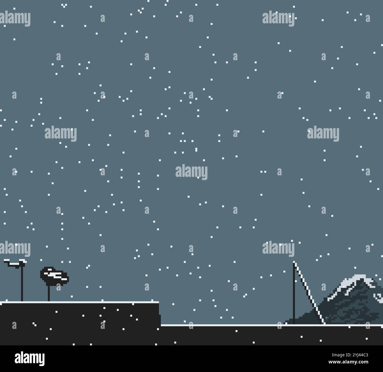 Pixel art frost hi-res stock photography and images - Alamy
