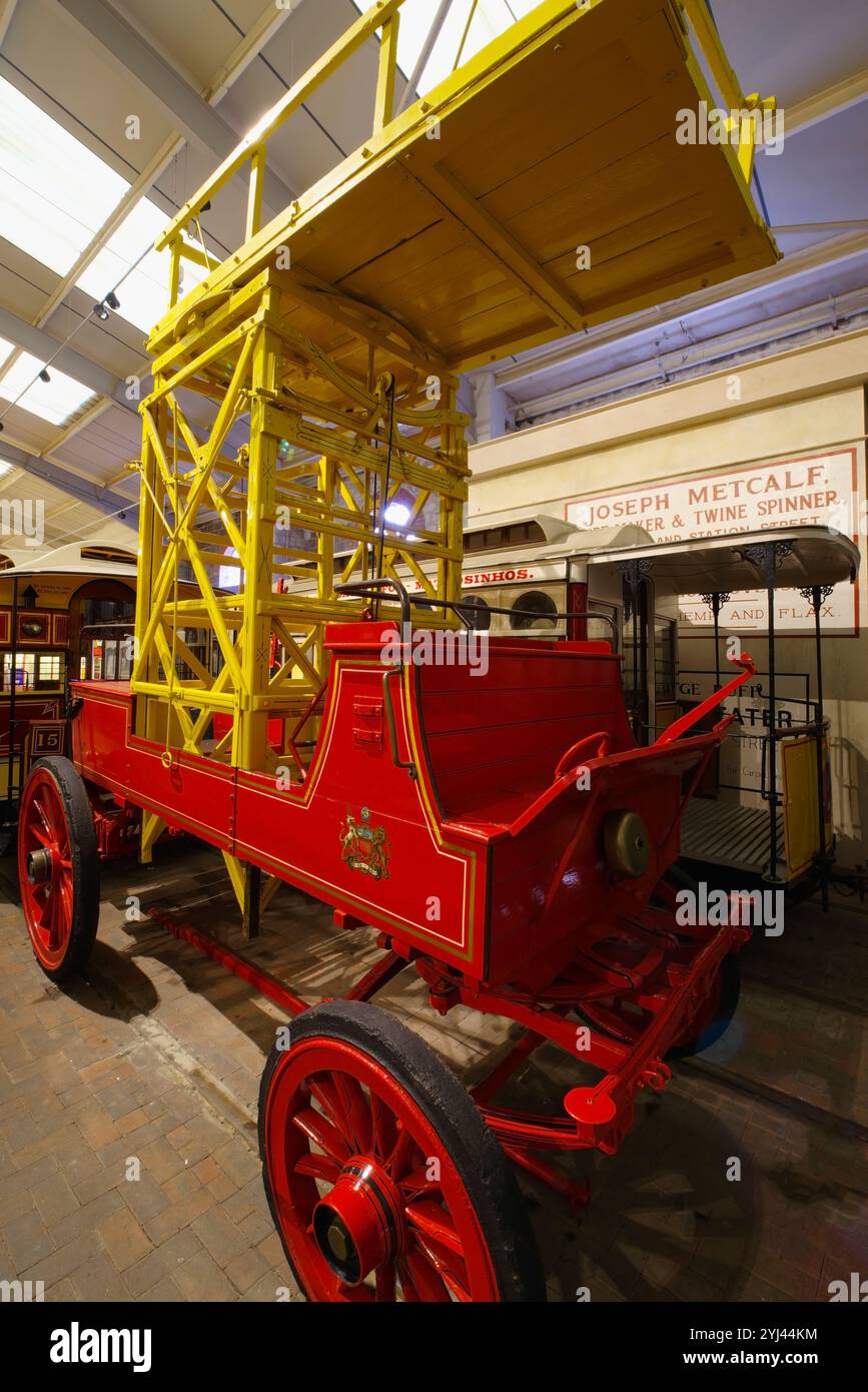 .Tramway Tower Waggon, Crich, Tramway Museum Stock Photo - Alamy