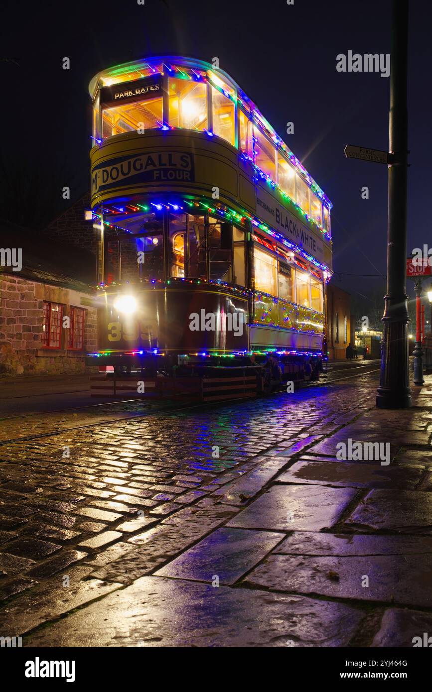 Crich, Tramway, Museum, Village Stock Photo - Alamy