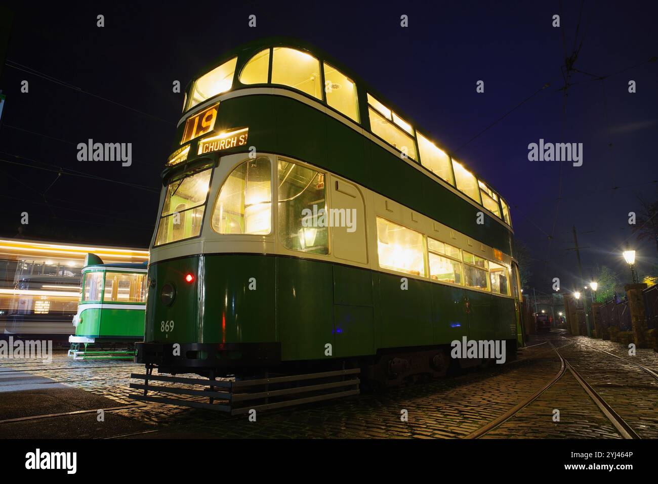 Crich, Tramway, Museum, Village Stock Photo - Alamy