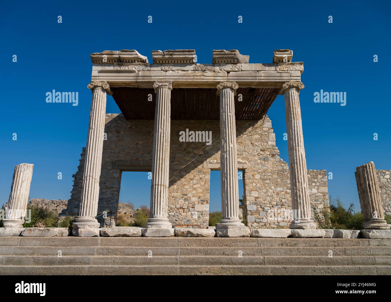 Miletos (Milet) archaeological site. Miletus is an ancient harbour city ...