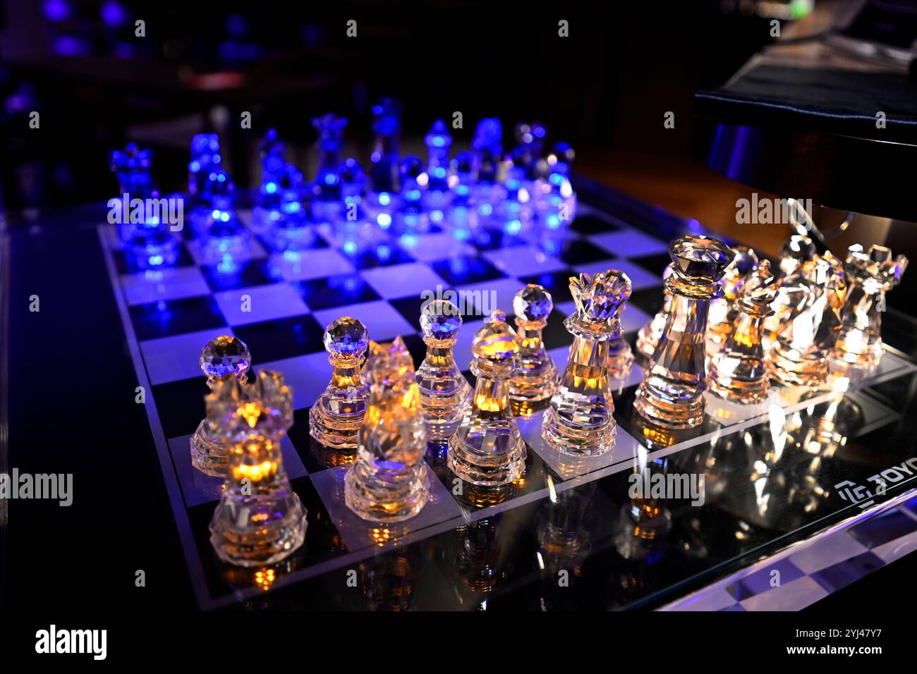 Plastic chess set Stock Photo - Alamy