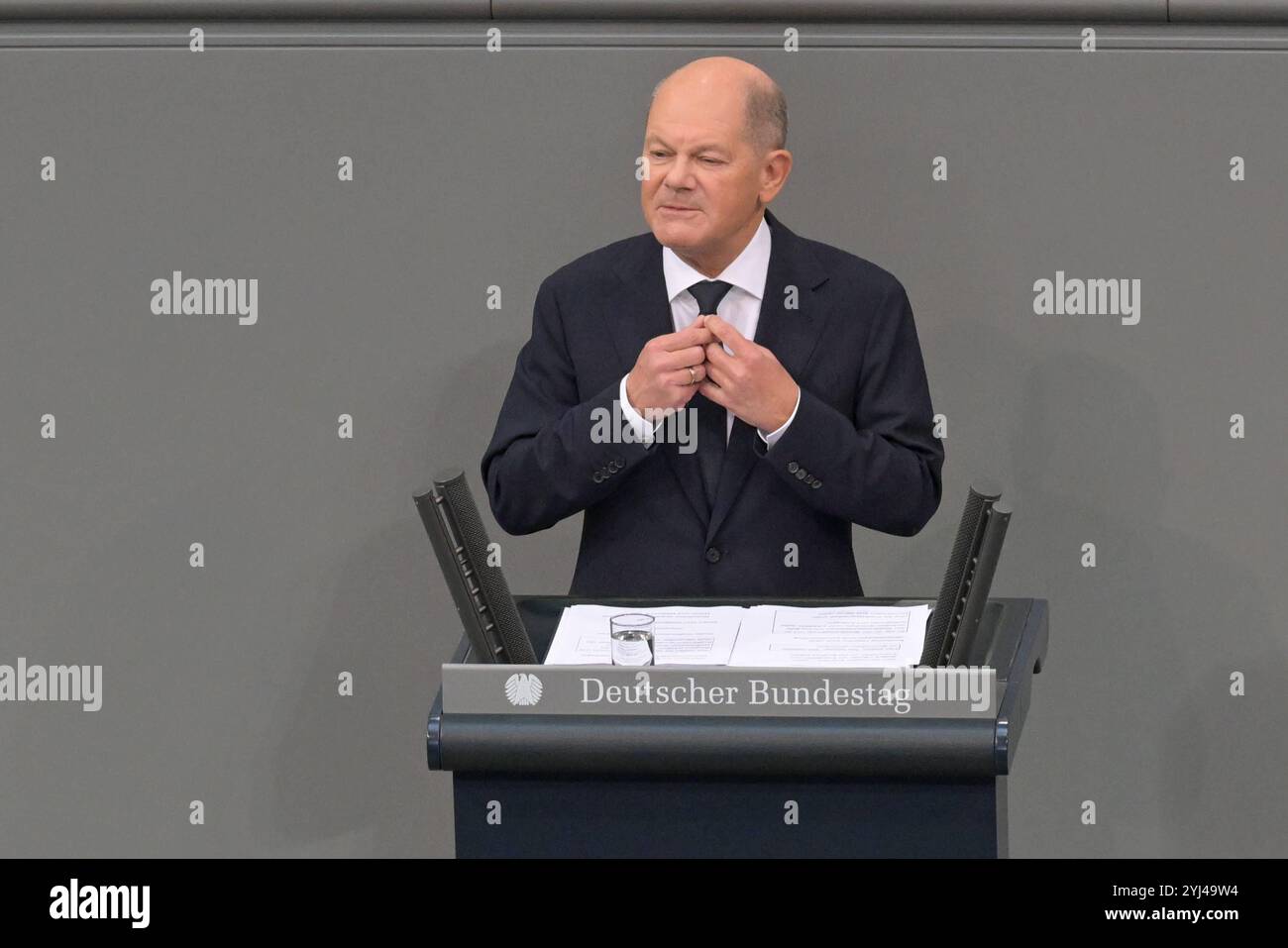 Berlin, Deutschland 13. November 2024: 199. Sitzung Deutscher Bundestag Im Bild: am Rednerpult ...