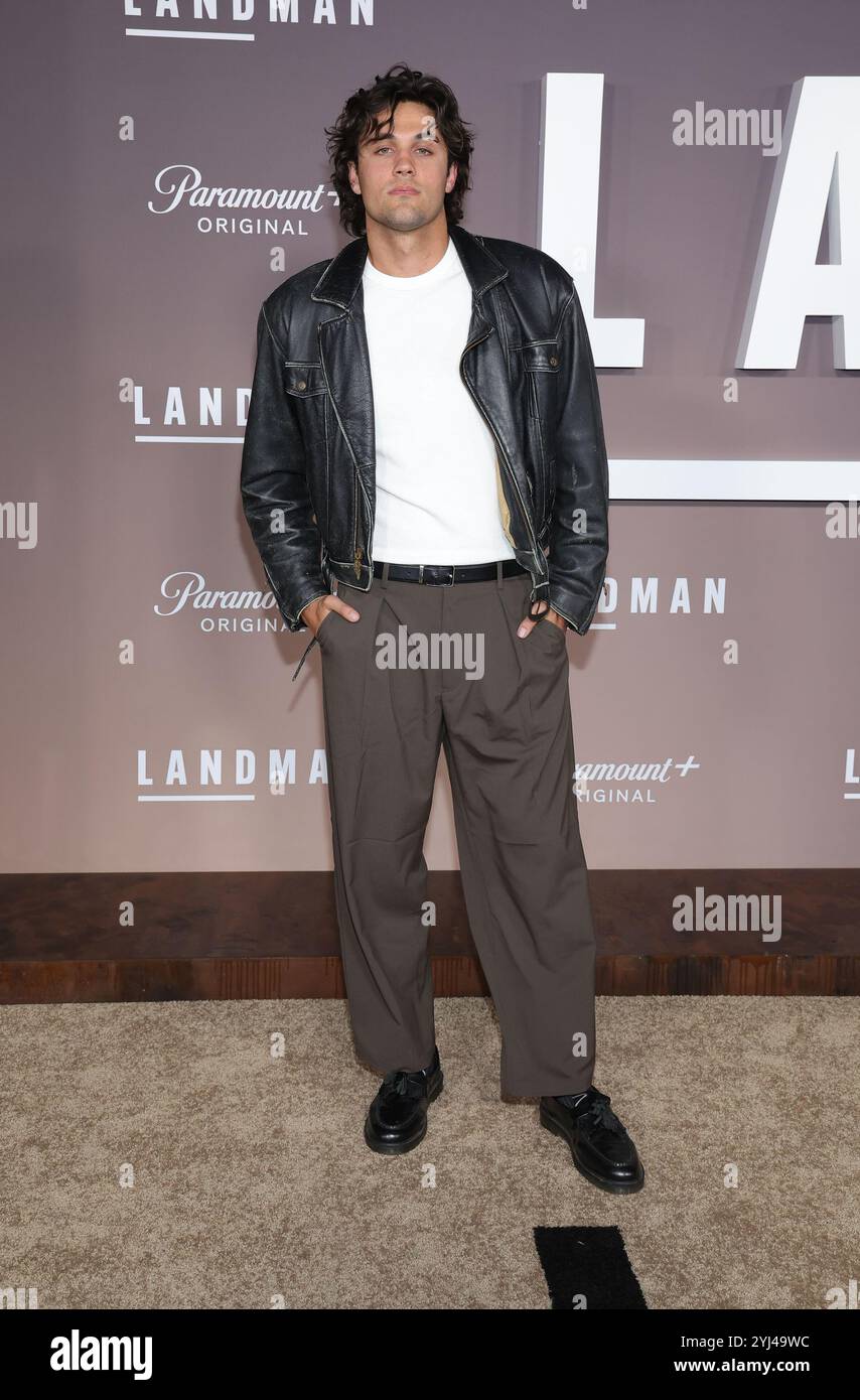 Los Angeles, Ca. 12th Nov, 2024. Drake Rodger, at the Landman premiere ...