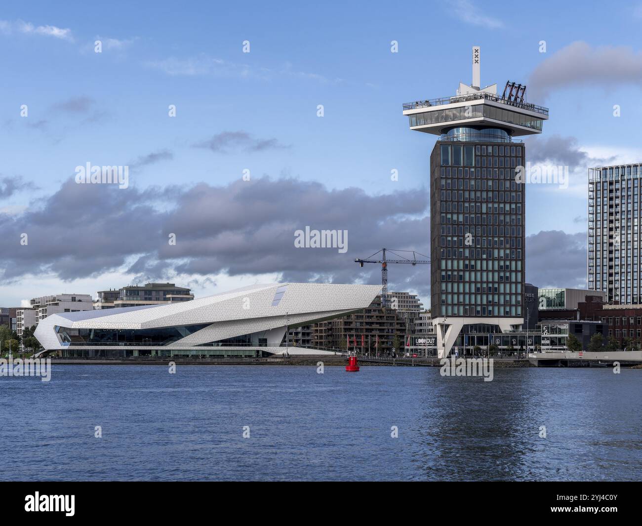 Modern cultural centre on the waterfront, Eye Film Museum and the ...