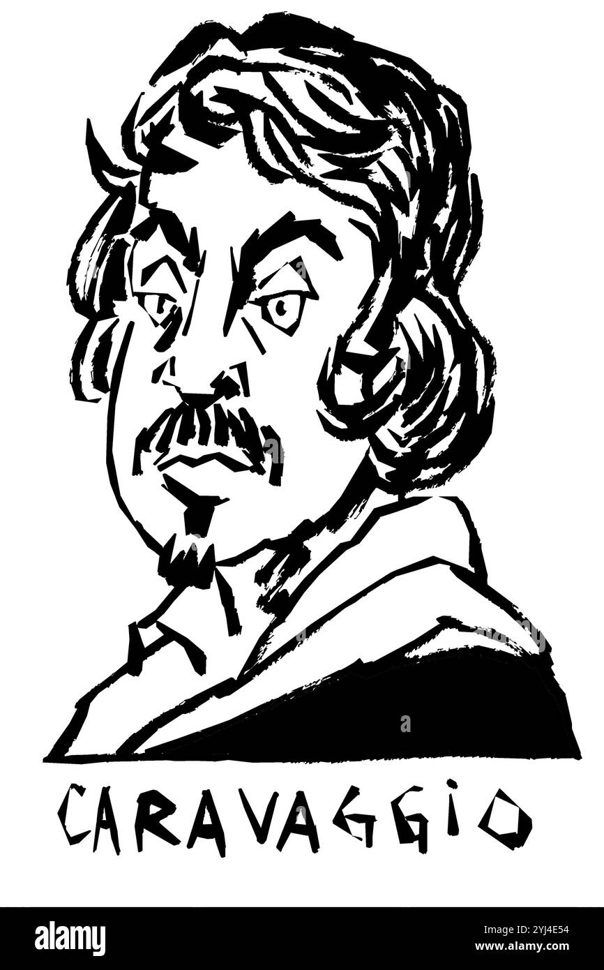 Caravaggio caricature hi-res stock photography and images - Alamy