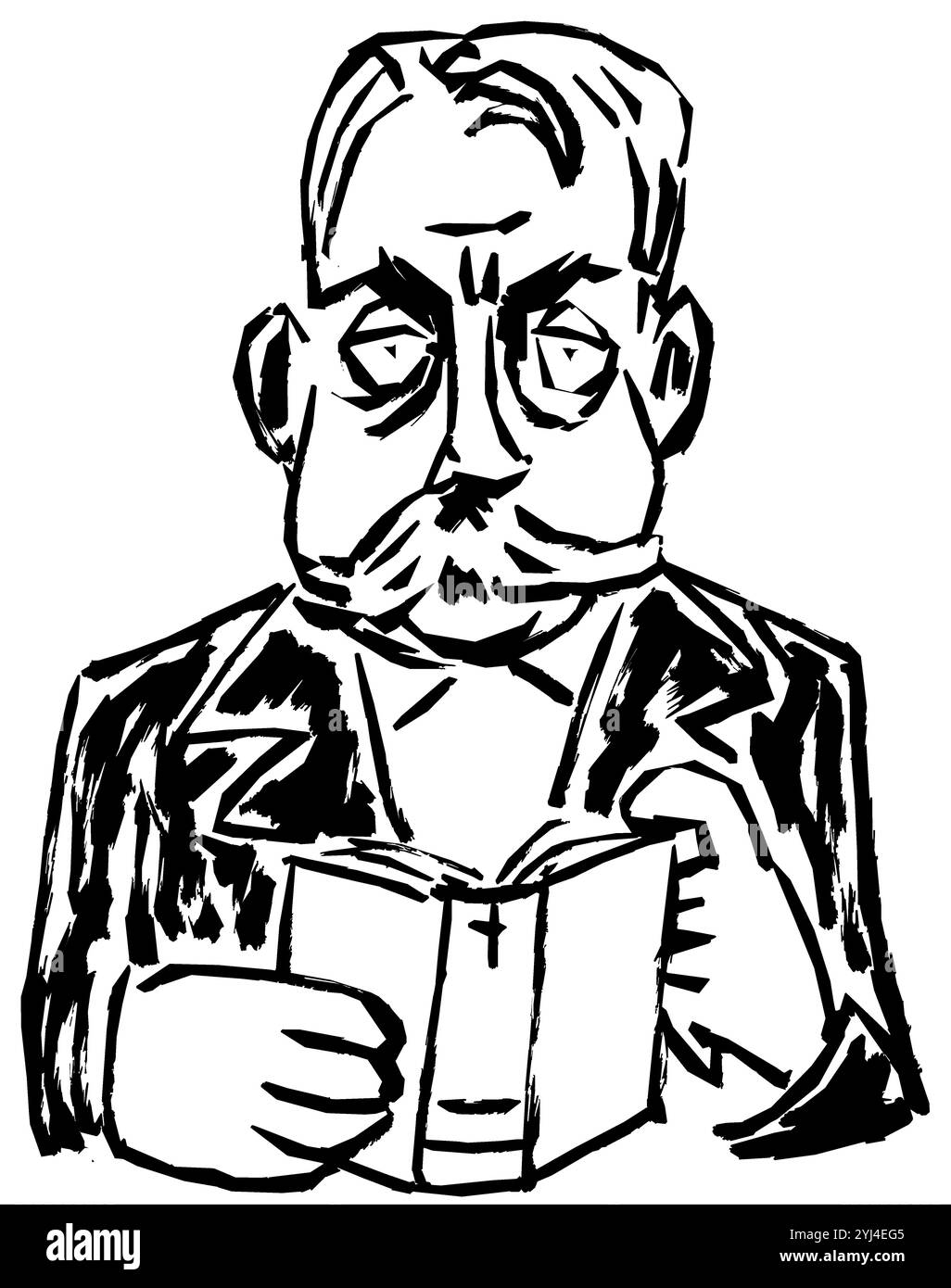 Leon bloy caricature hi-res stock photography and images - Alamy