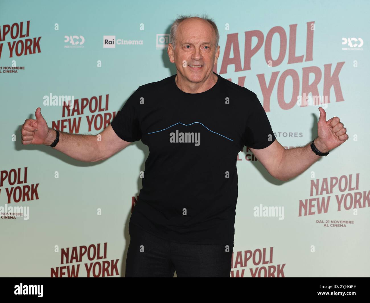 Rome, Adriano cinema, photocall film "Napoli New York". In the photo ...