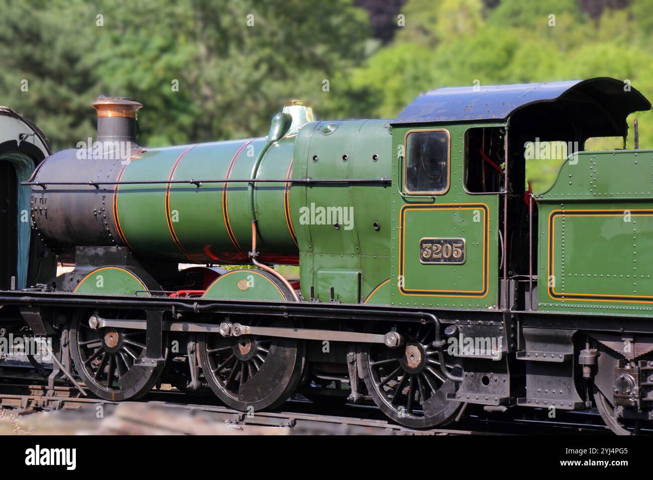 GWR 3205 0-6-0 steam locomotive the last remaining Class 2251 loco of ...
