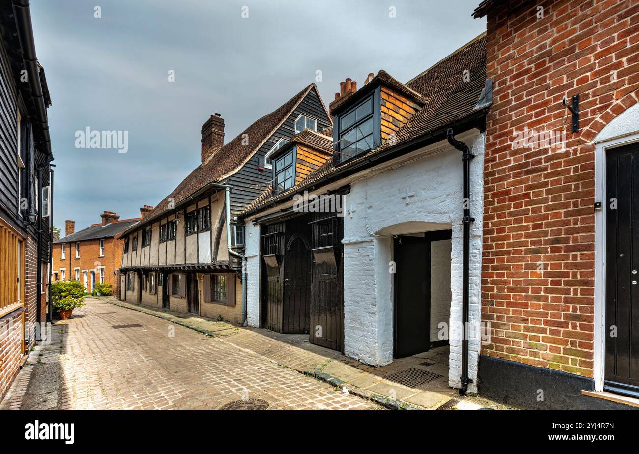 Canterbury, a historic town in Kent, southeastern England Stock Photo ...