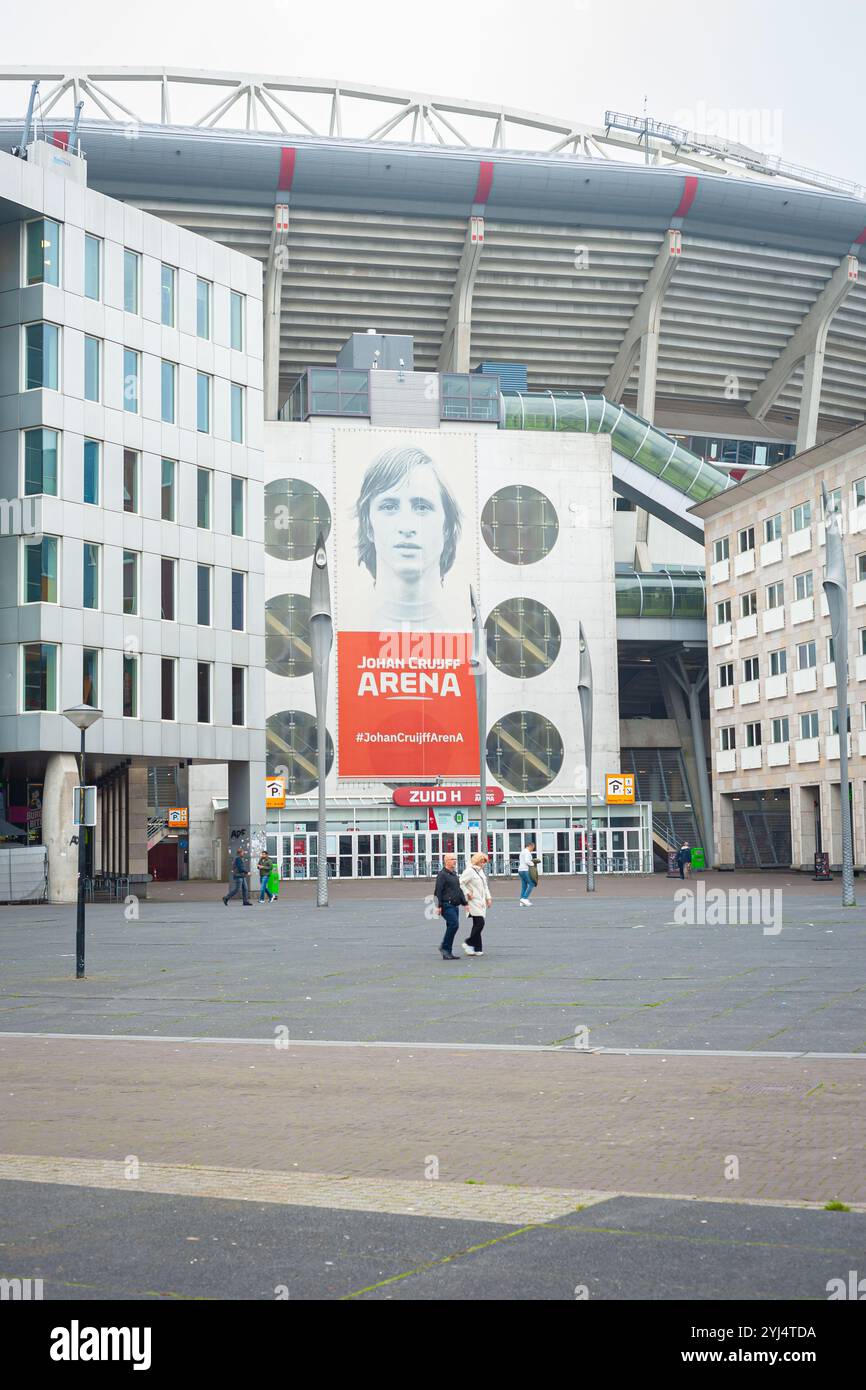 Entrance to Johan Cruyff Arena soccer stadium in Amsterdam southeast ...