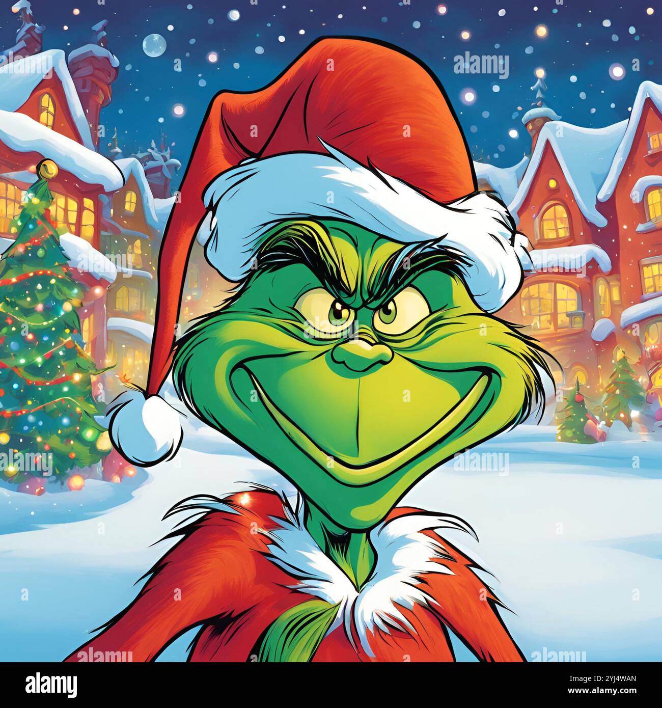 The grinch cartoon poster hi-res stock photography and images - Alamy
