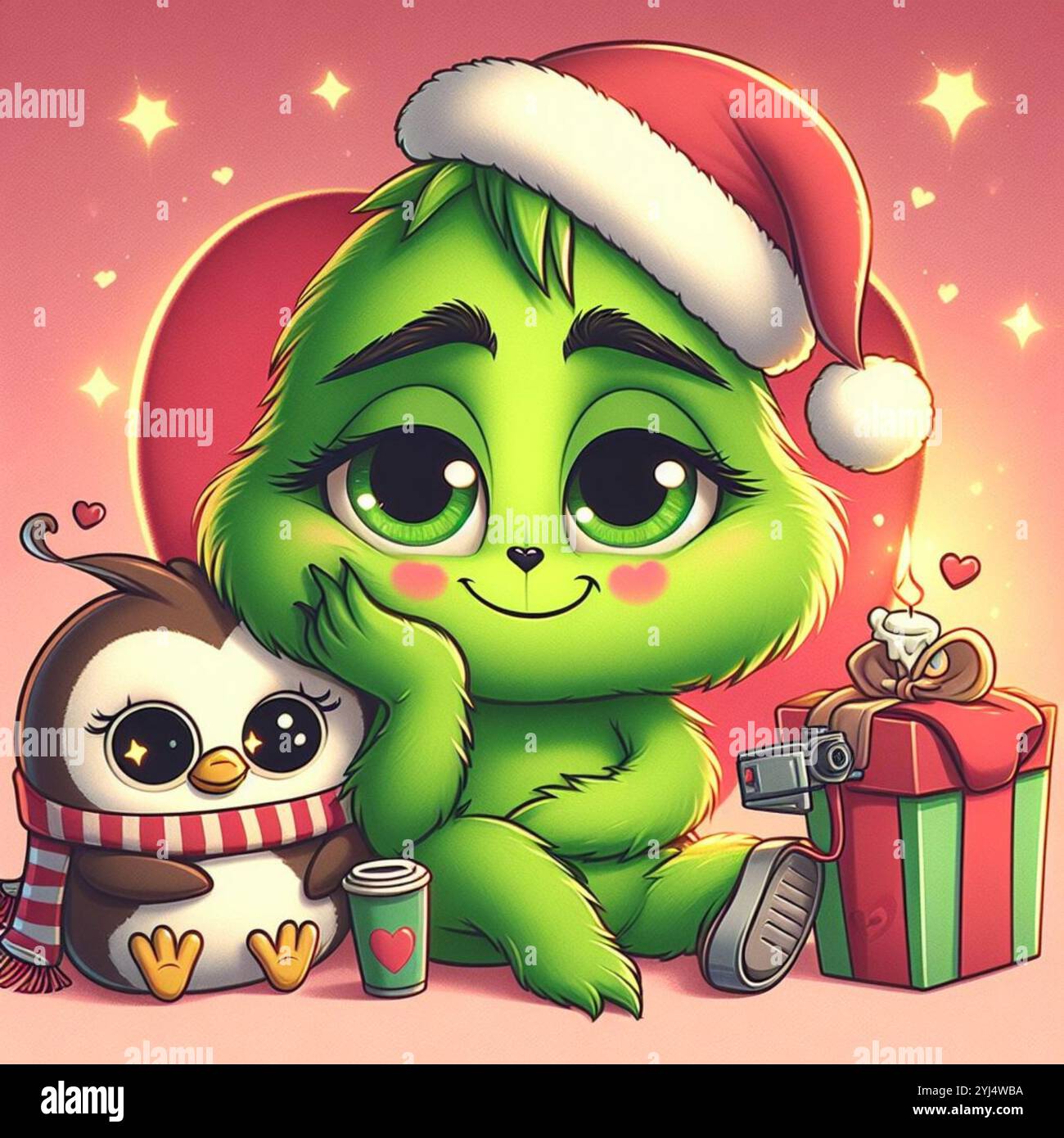 Grinch christmas cartoon hi-res stock photography and images - Alamy