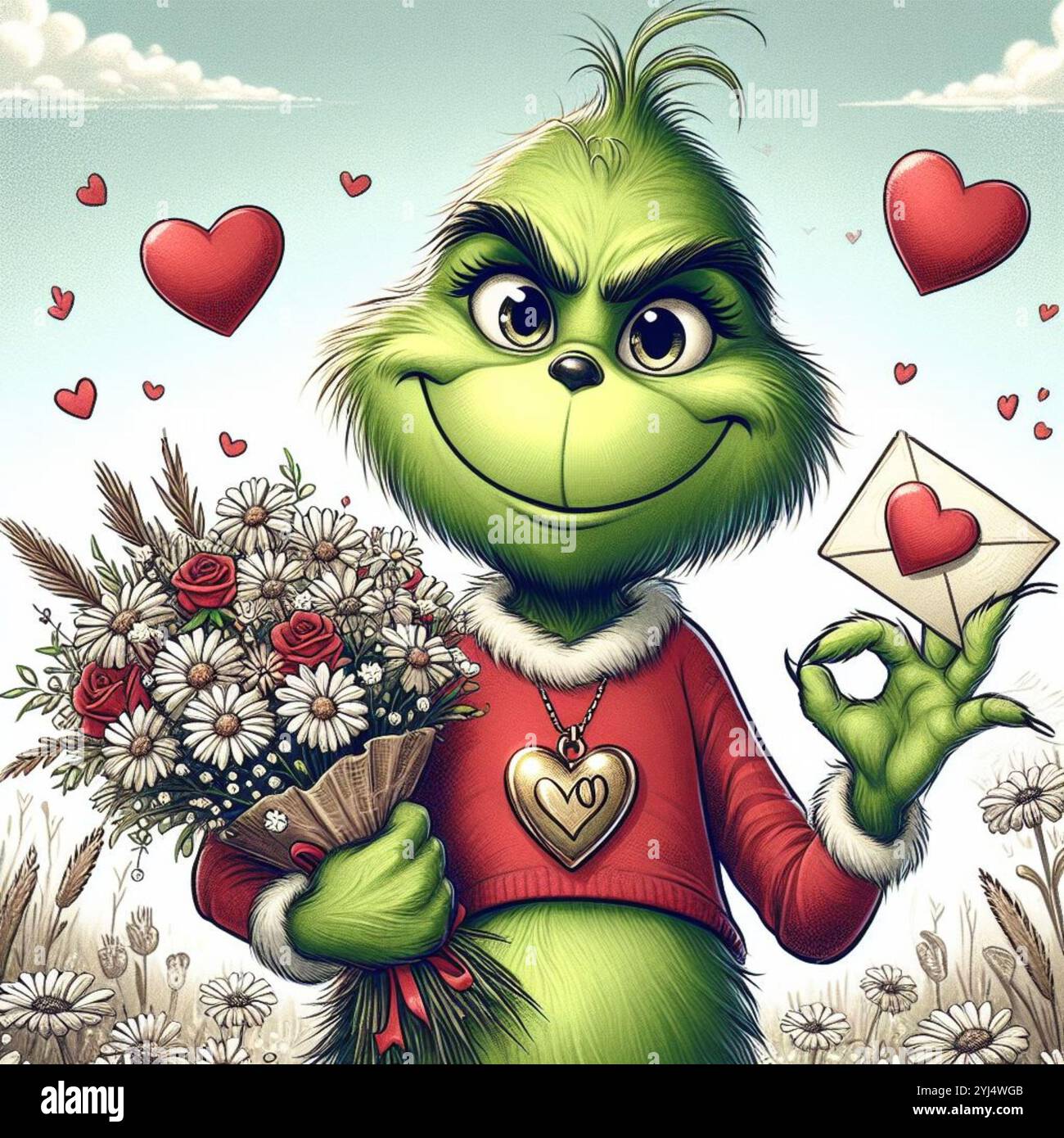 The grinch cartoon poster hi-res stock photography and images - Alamy